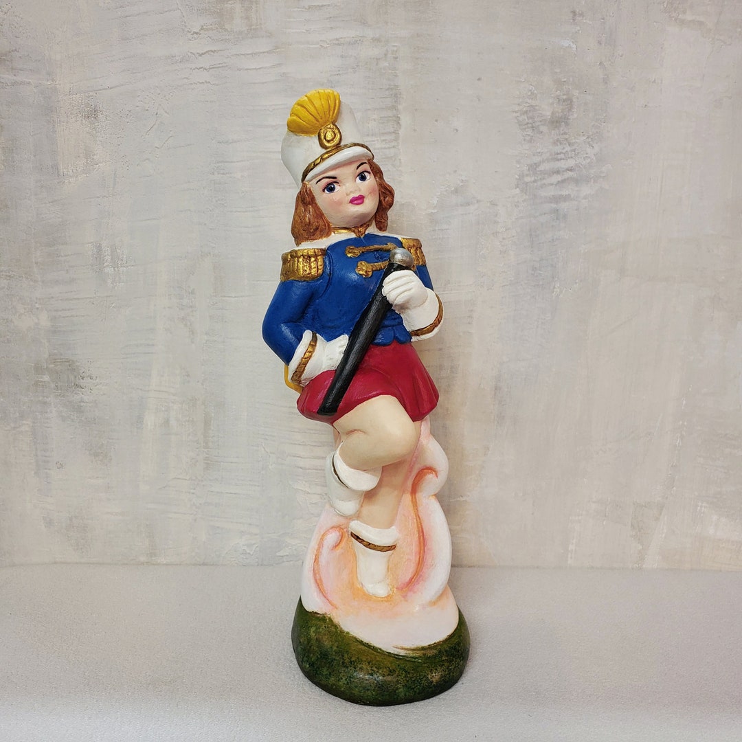 Vintage Carnival Chalkware Majorette, Fully Restored - Etsy