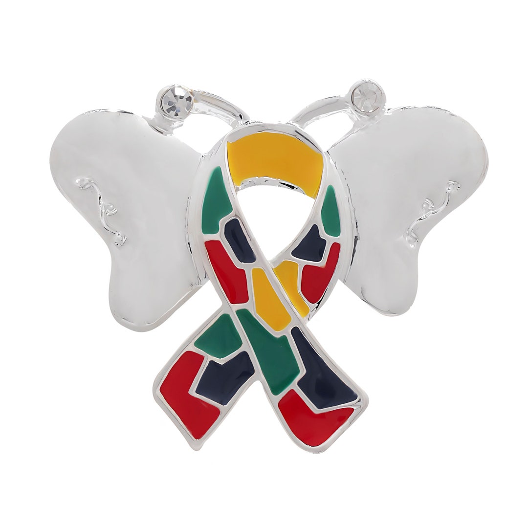 Butterfly Autism Ribbon Pins for Autism Awareness Fundraising, Gift ...