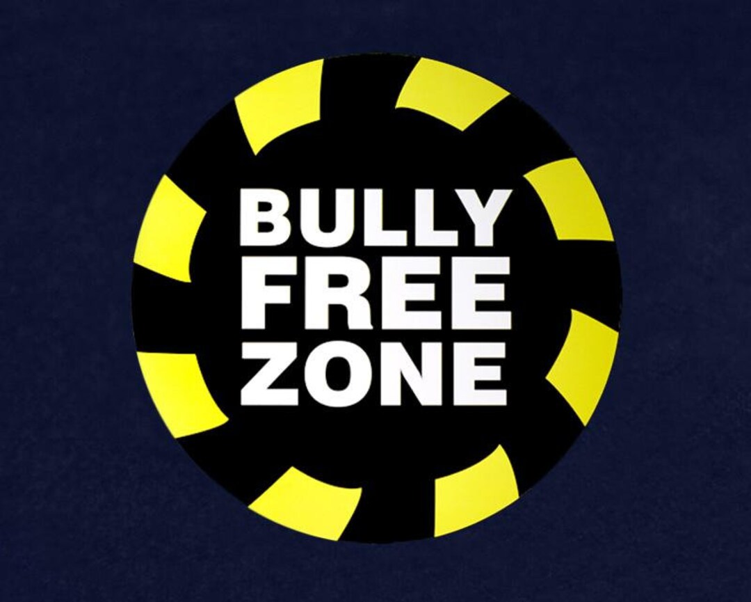 Bully Free Zone Paper Sign - Etsy