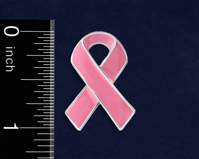 Cute Pink Ribbon Pin Counter Display Breast Cancer Awareness - Etsy