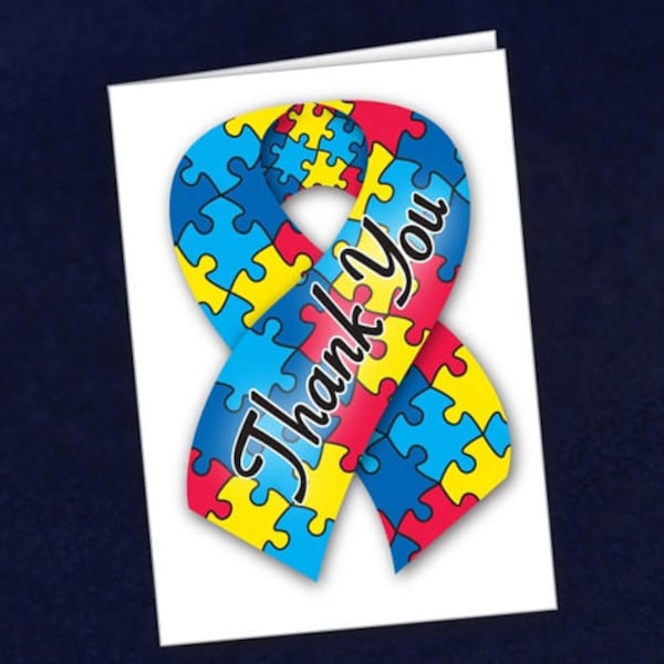 Autism Thank You Cards - Etsy