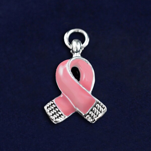 Pink Ribbon Beads - Etsy