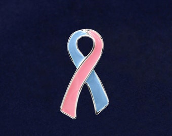 Pink Blue Ribbon | Etsy