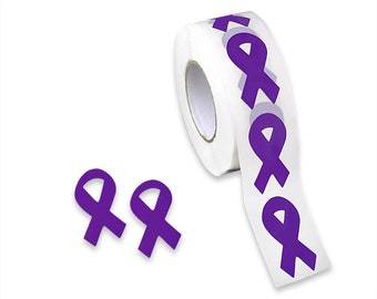 Purple Ribbon - Etsy