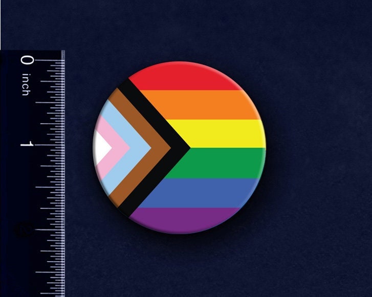 Inexpensive Round Daniel Quasar Progress Pride Rainbow Flag - Etsy