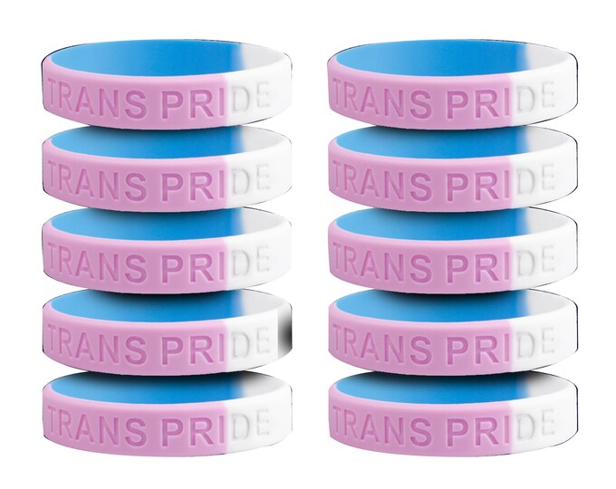 Transgender Flag Striped Lanyards Trans Pride LGBTQ Badge - Etsy