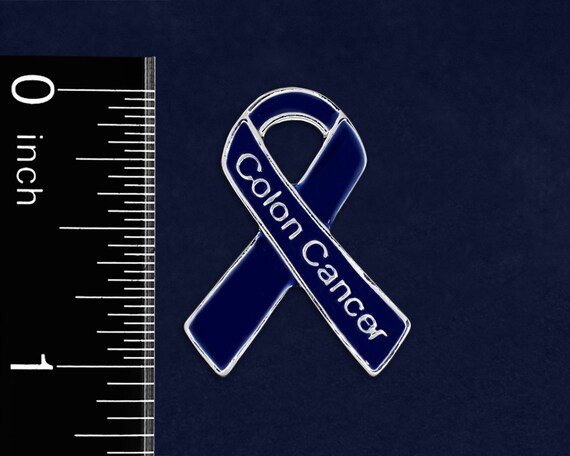 Dark Blue Cancer Ribbon