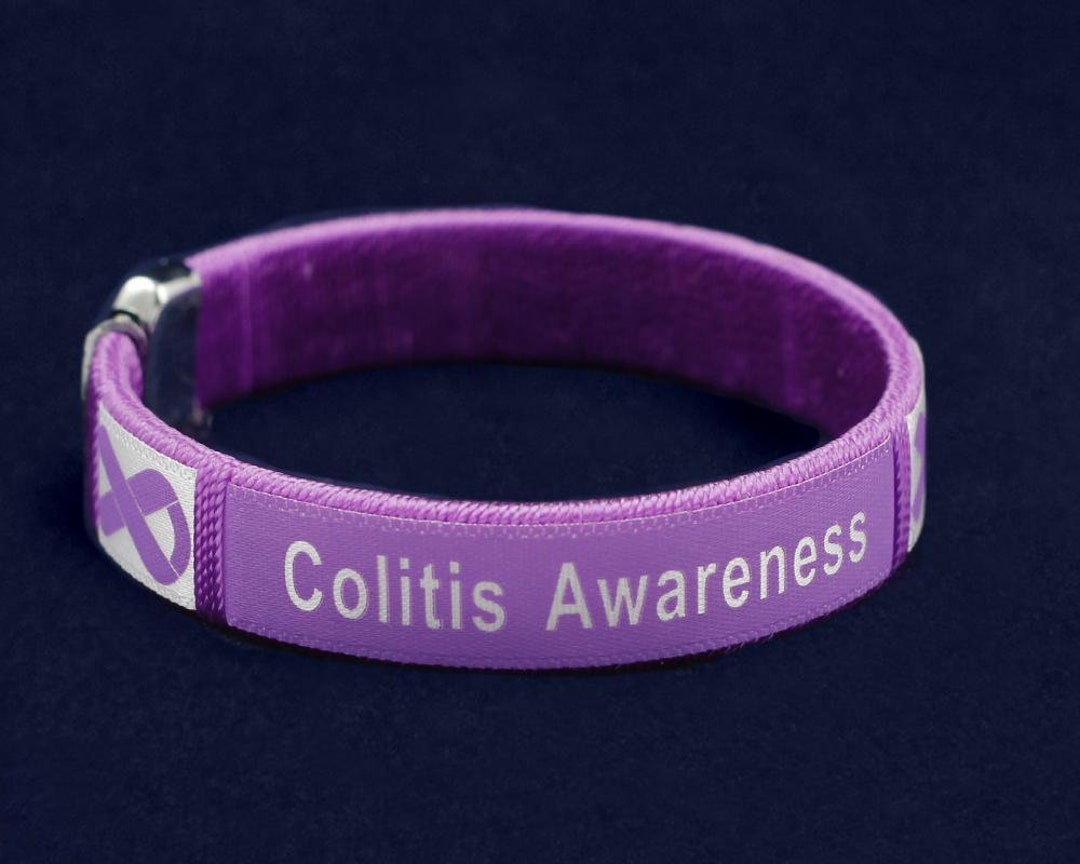 Colitis Awareness Bangle Bracelets - Etsy