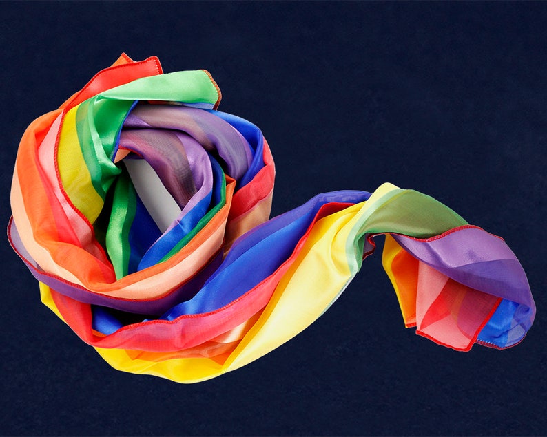 Gay pride rainbow scarf - dasebikes