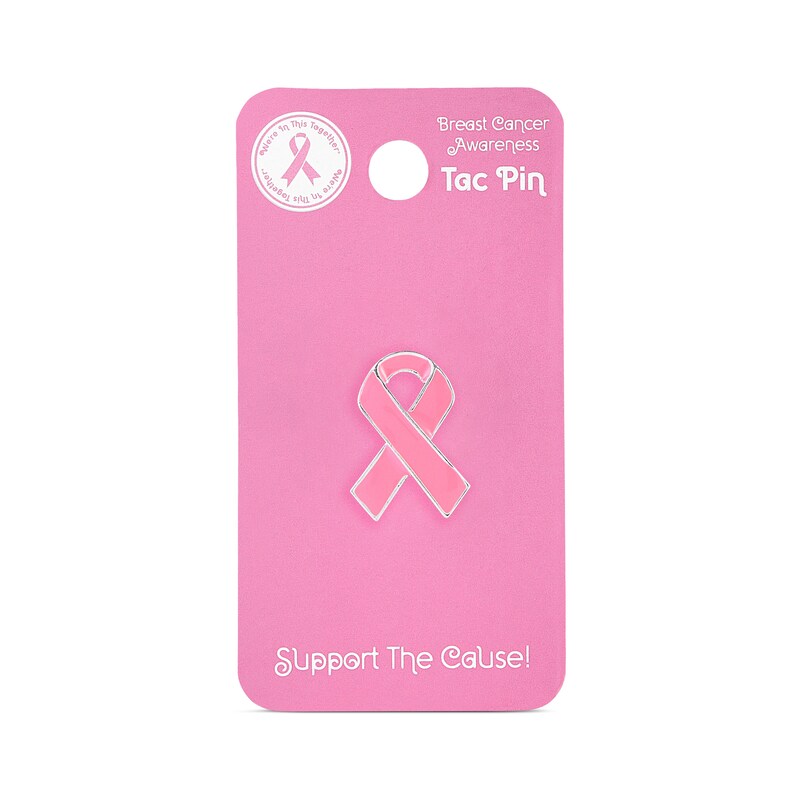 Cute Pink Ribbon Pin Counter Display Breast Cancer Awareness - Etsy