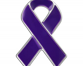 Purple Ribbon - Etsy