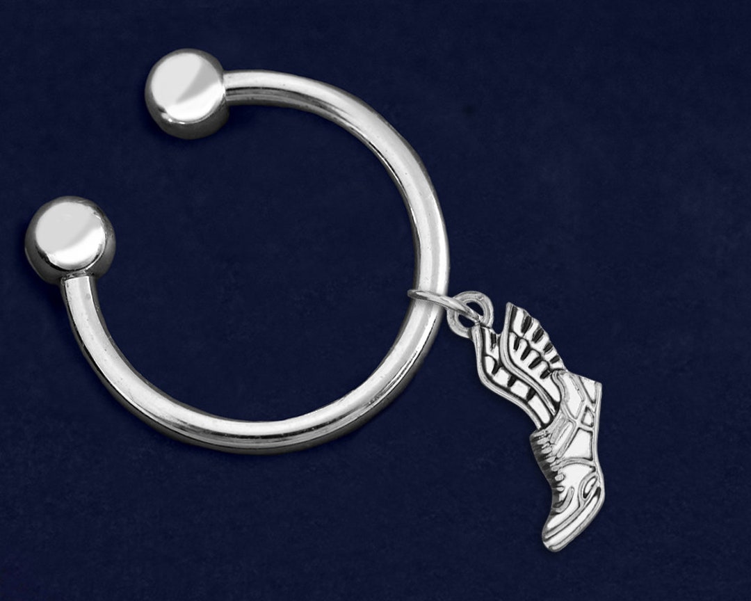 Track and Field Winged Running Shoe Keychain 1 Keychain - Etsy