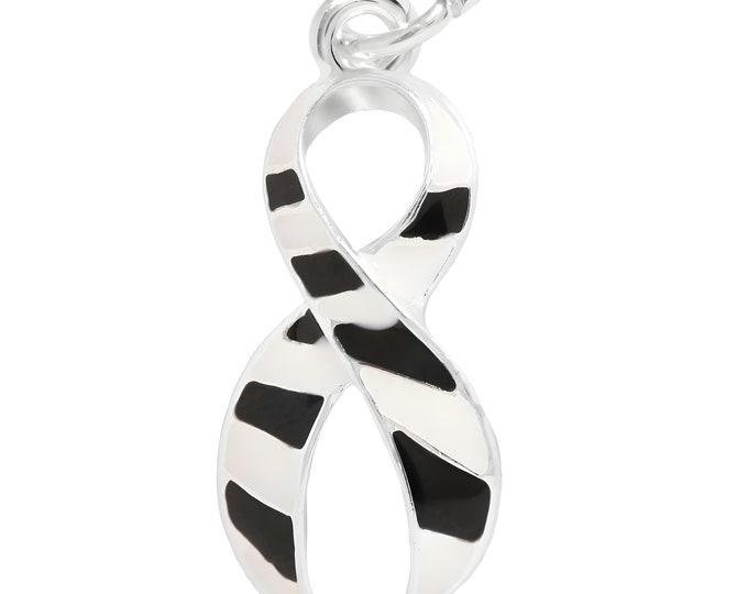 Zebra Print Ribbon Charms for Rare Disease, Ehlers-danlos ...