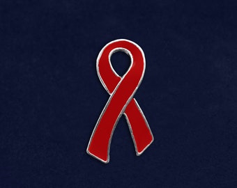 Red Awareness Ribbon | Etsy