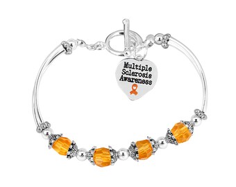 Multiple Sclerosis Ribbon Partial Rope Bracelets - Etsy