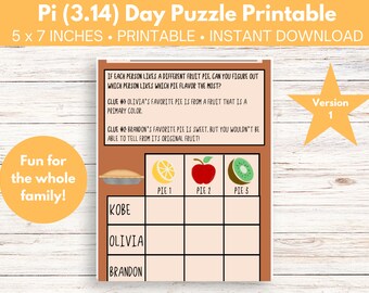 St. Patrick's Day Printable Logic Puzzle Fun Version 3 W/answer Key - Etsy