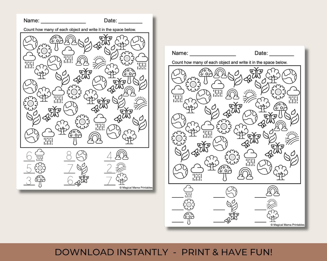 Search and Find Printable Activity Sheet | I Spy Game for Kids ...