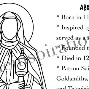 Eucharistic Saints Collection Doodle Sheets | Homeschool Resource ...