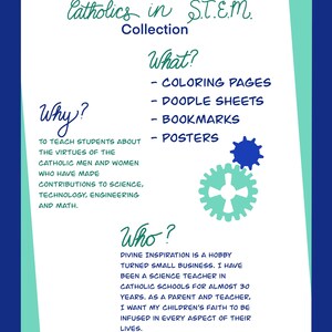 Catholics in STEM Bundle Doodle Notes | Homeschool Resource | Catholic ...