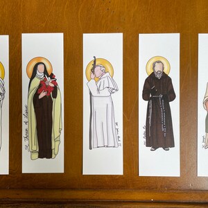 Saint Bookmarks - St. Teresa, St. Therese, St. John Paul II, St. Padre ...