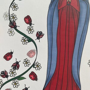 Ladybug Print | Blessed Mother and Ladybugs Print | Catholic Schools ...