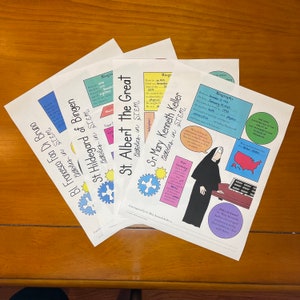 Catholics in STEM Bundle Doodle Notes | Homeschool Resource | Catholic ...