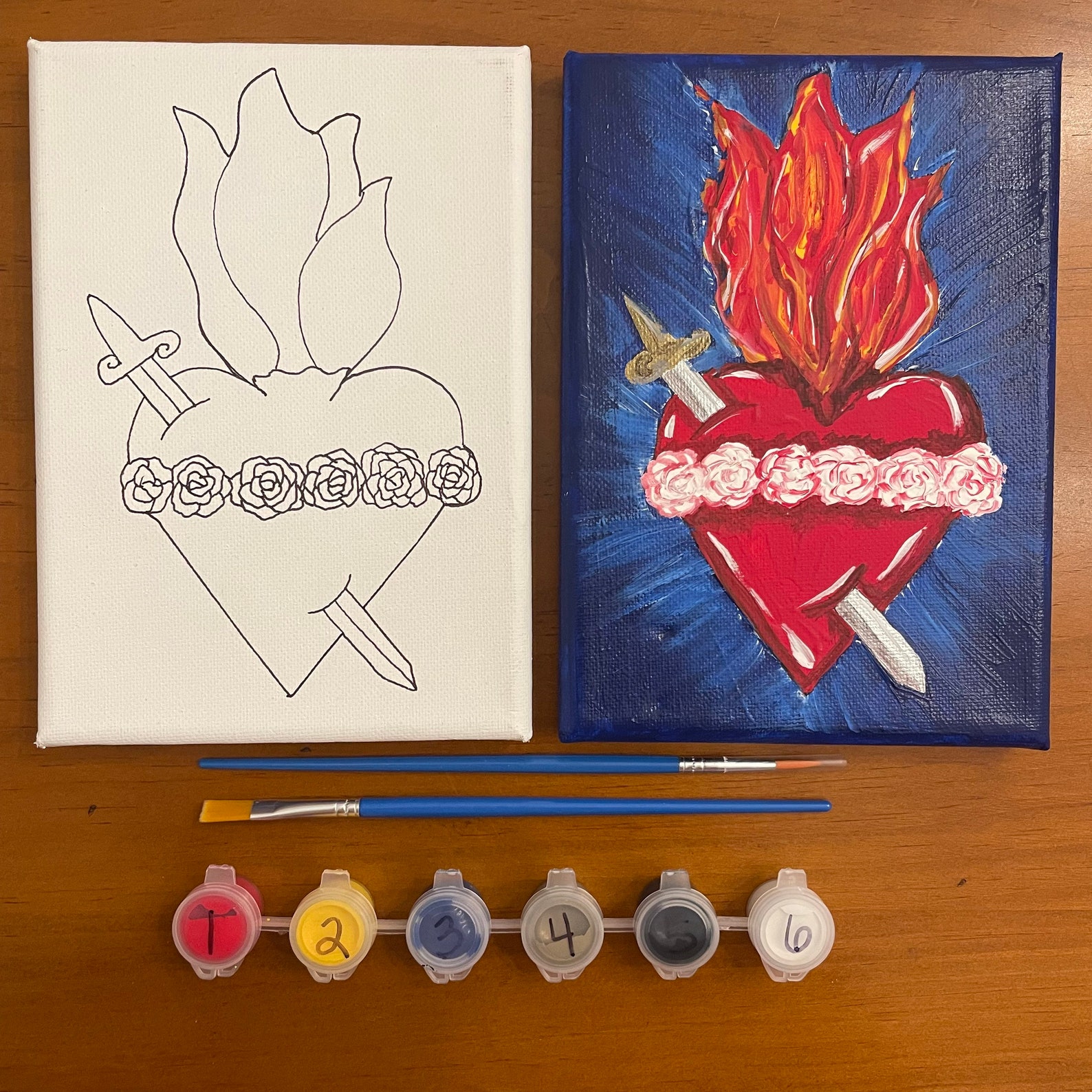 Catholic Paint Kit Set | Catholic Paint Night | Night of Reflection ...