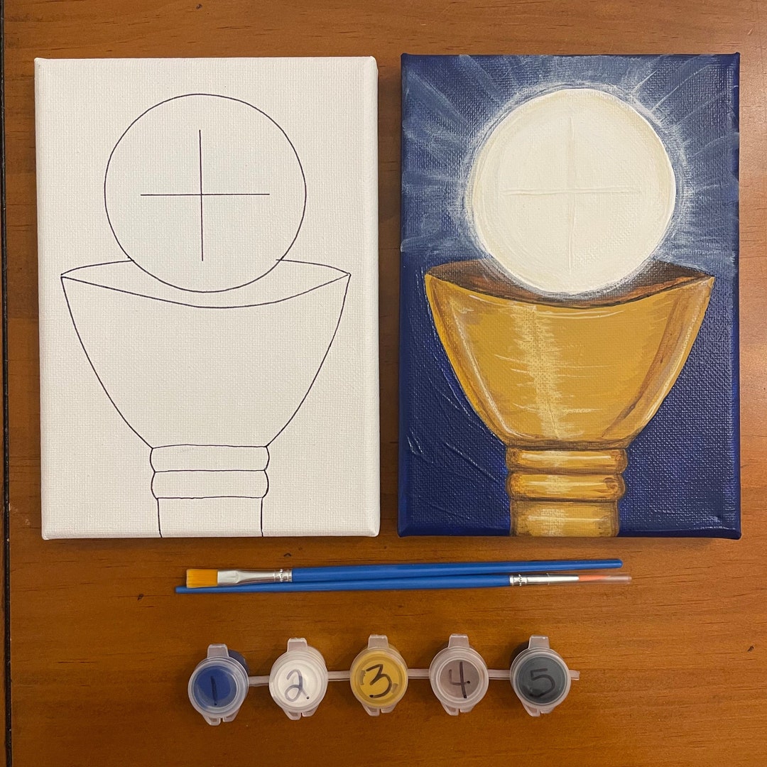 First Communion Paint Kit | First Communion Gift | Catholic Gift ...