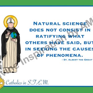 Catholics in STEM Classroom Poster | Catholic School Bulletin Board ...