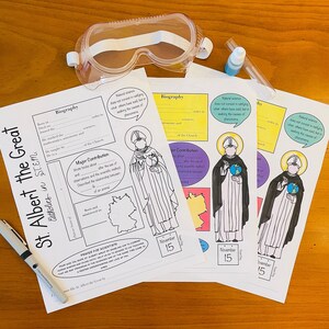 Catholics in STEM Bundle Doodle Notes | Homeschool Resource | Catholic ...