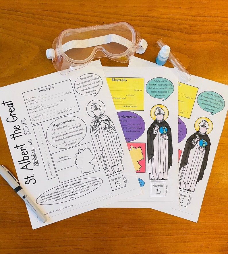 Catholics in STEM Bundle Doodle Notes | Homeschool Resource | Catholic ...