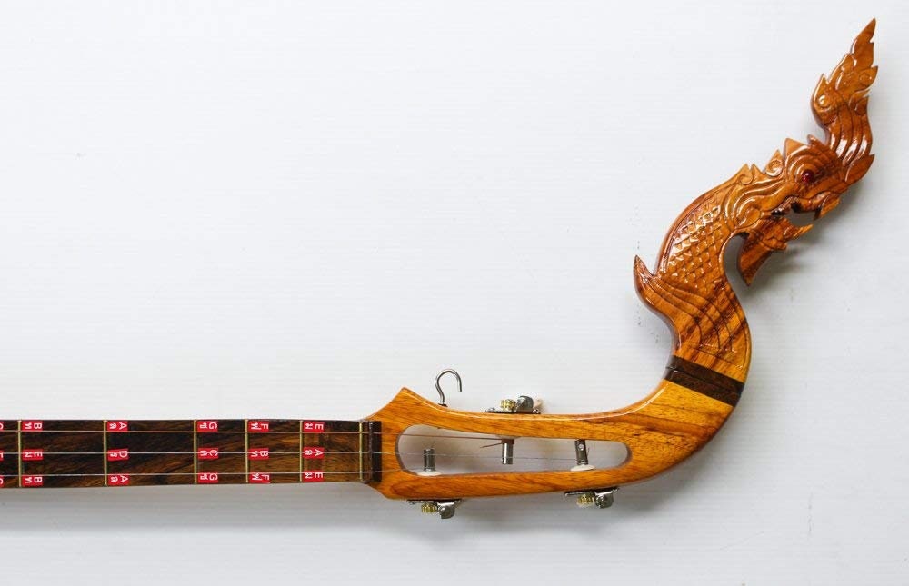 Isarn Acoustic Phin 3 Strings Thai Lao Guitar Musical - Etsy