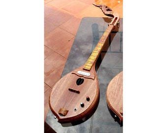 Isarn Acoustic Electric Phin 3 Strings Thai Lao Guitar | Etsy