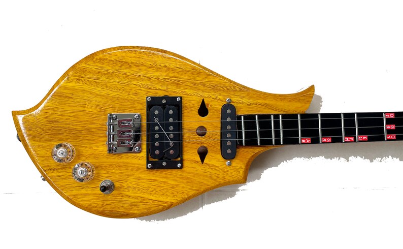 Isarn Acoustic Electric Phin 3 Strings Thai Lao Guitar - Etsy