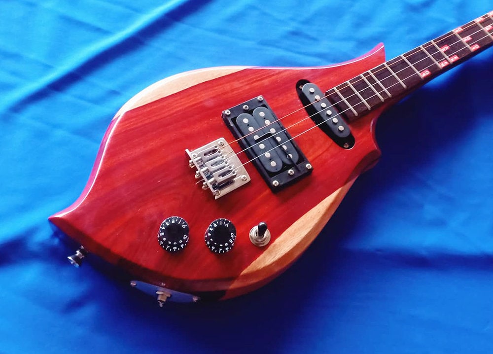 Isarn Electric Phin 3 Strings, Thai Lao Guitar Musical Instrument ...