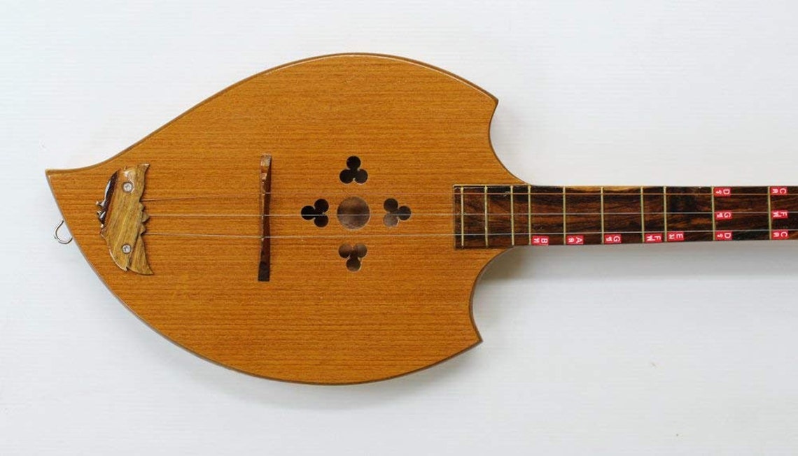 Isarn Acoustic Phin 3 Strings Thai Lao Guitar Musical | Etsy