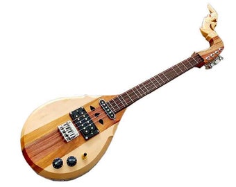 Isarn Acoustic Electric Phin 3 Strings Thai Lao Guitar | Etsy