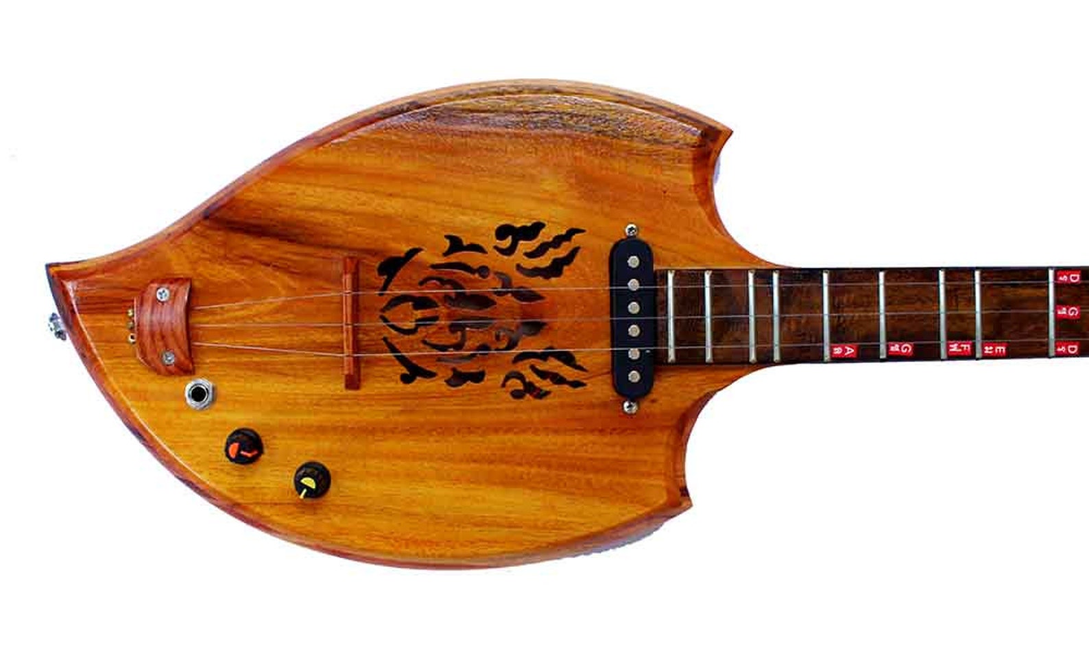 Isarn Acoustic Electric Phin 3 Strings Thai Lao Guitar - Etsy