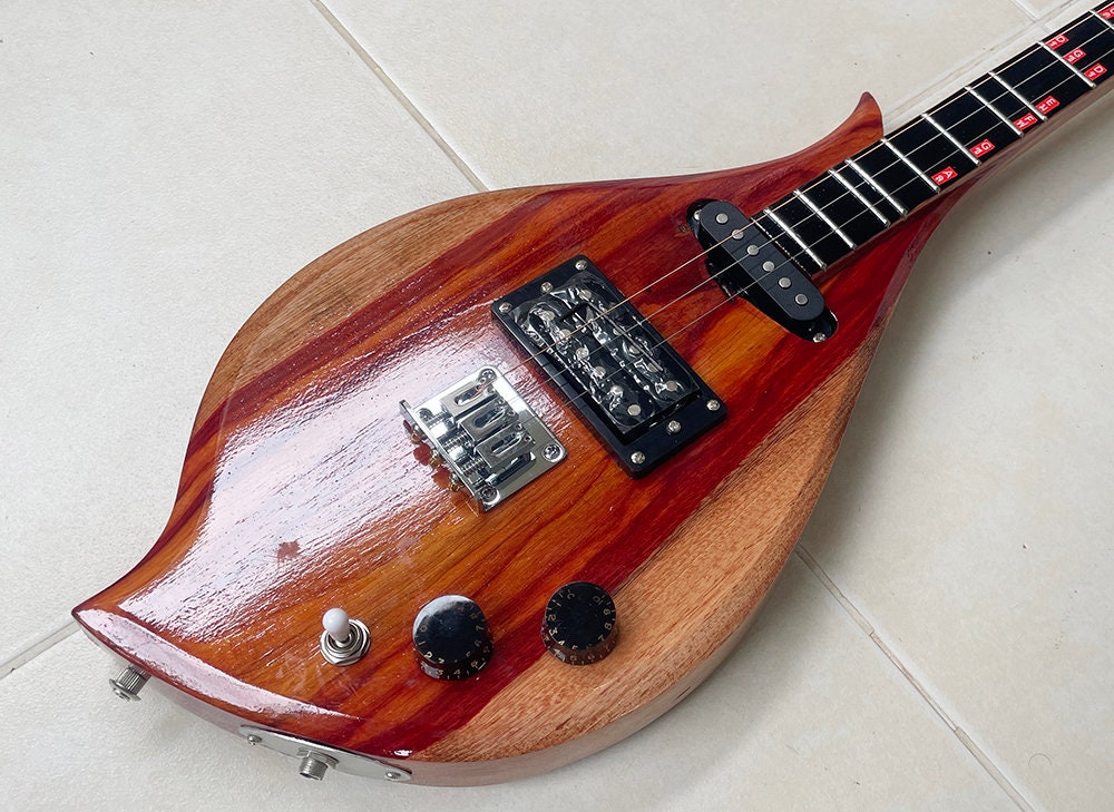 Isarn Electric Phin 3 Strings, Thai Lao Guitar Musical Instrument ...