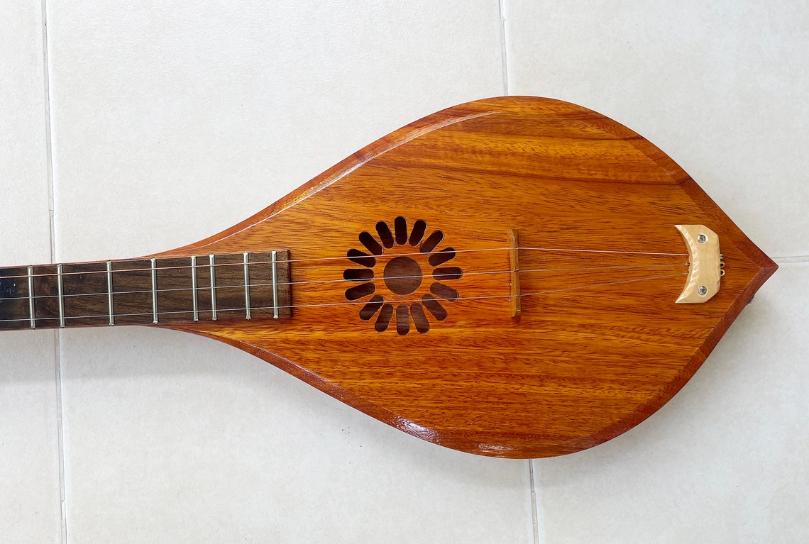 Isarn Acoustic Phin 3 Strings LEFT Hand Thai Lao Guitar - Etsy