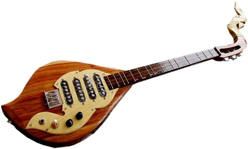 Isarn Electric Phin 3 Strings 4 Track Thai Lao Guitar Musical - Etsy