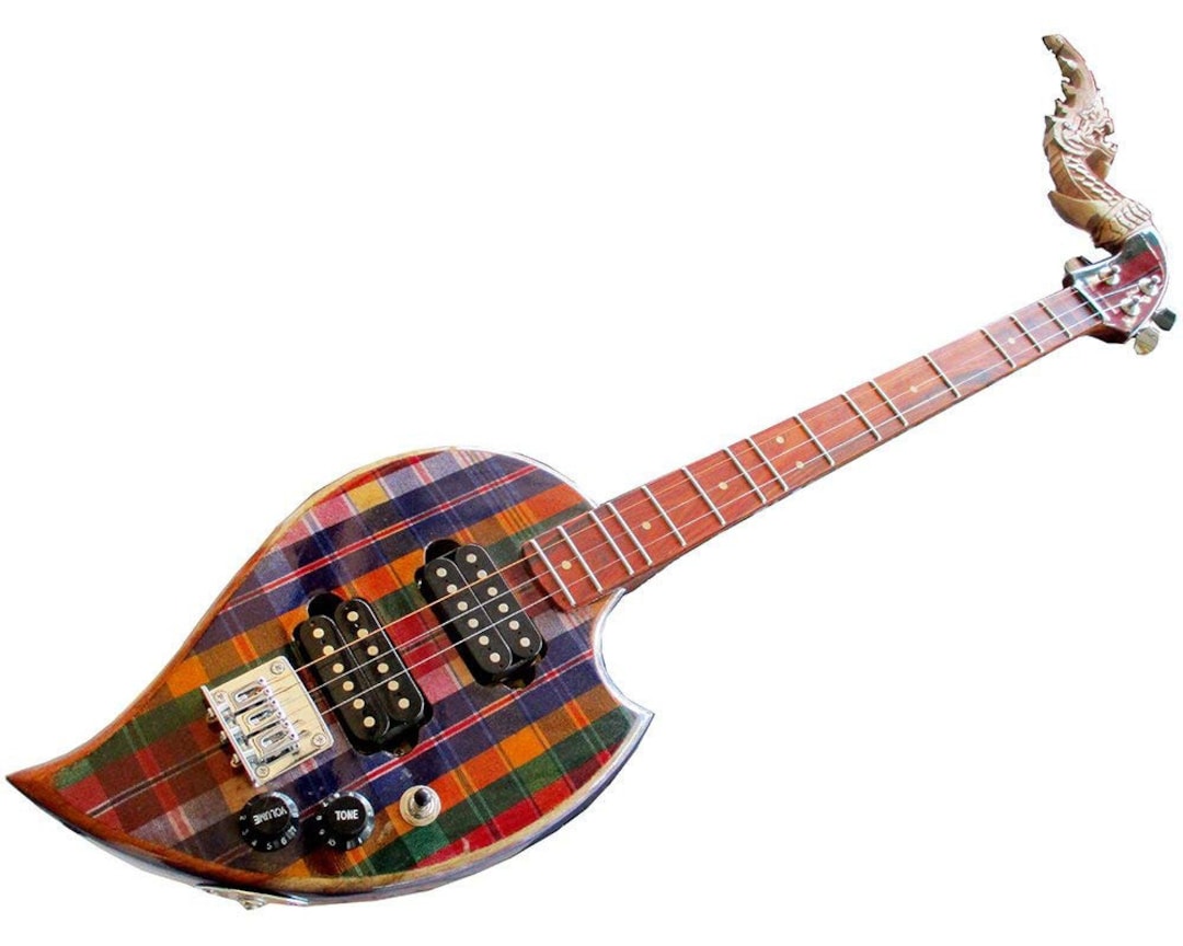 Isarn Electric Phin 3 Strings, Thai Lao Guitar Musical Instrument ...