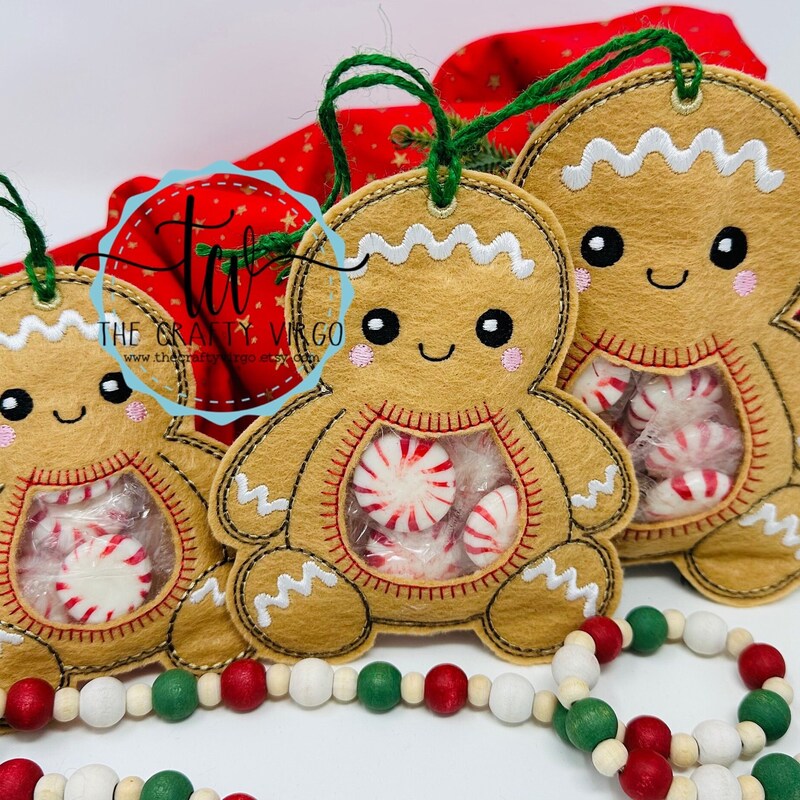 Christmas Treat Bags Gingerbread - Etsy