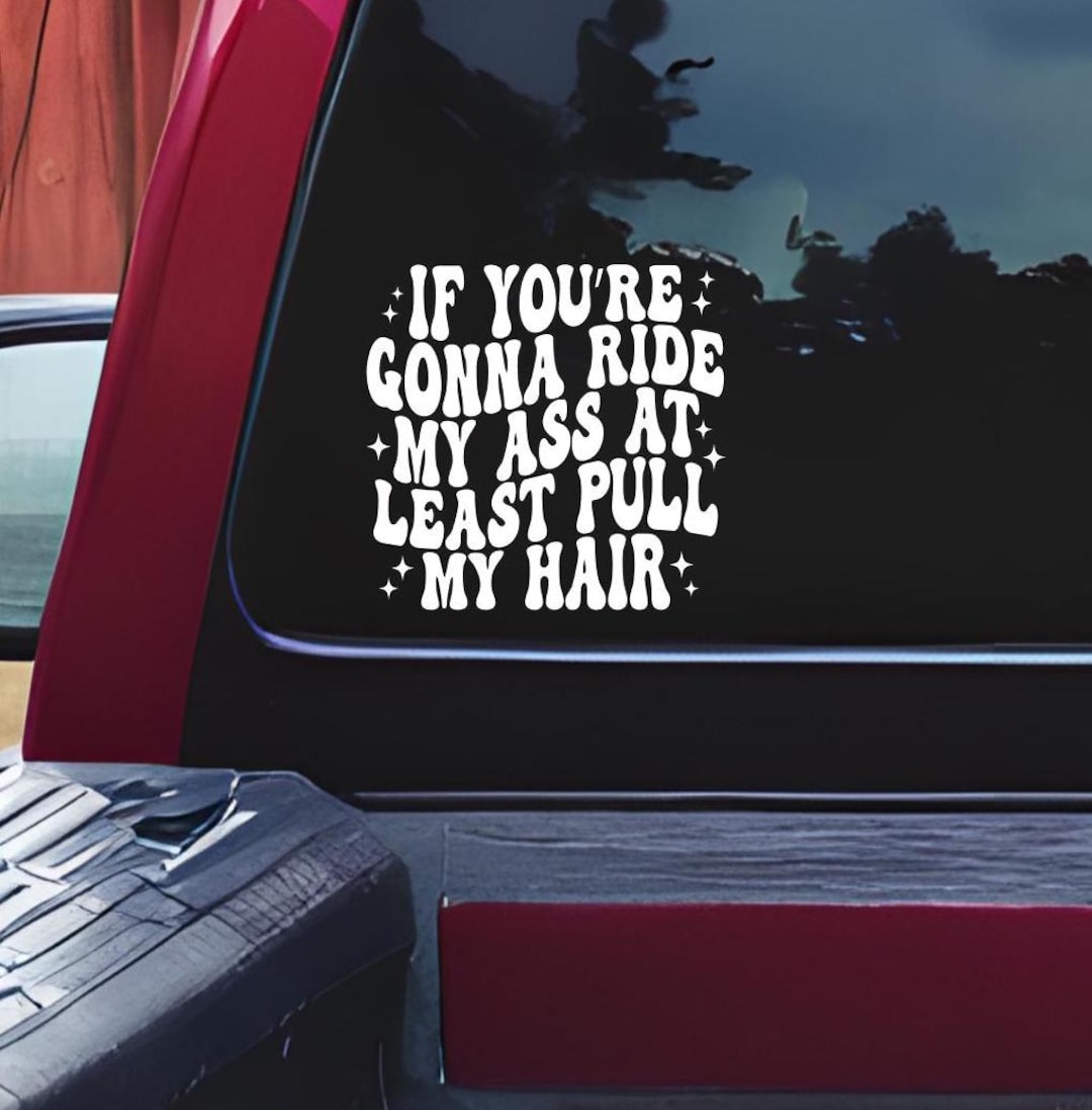 Humorous Bumper Sticker for People Who Tailgate/ Funny Bumper Sticker ...