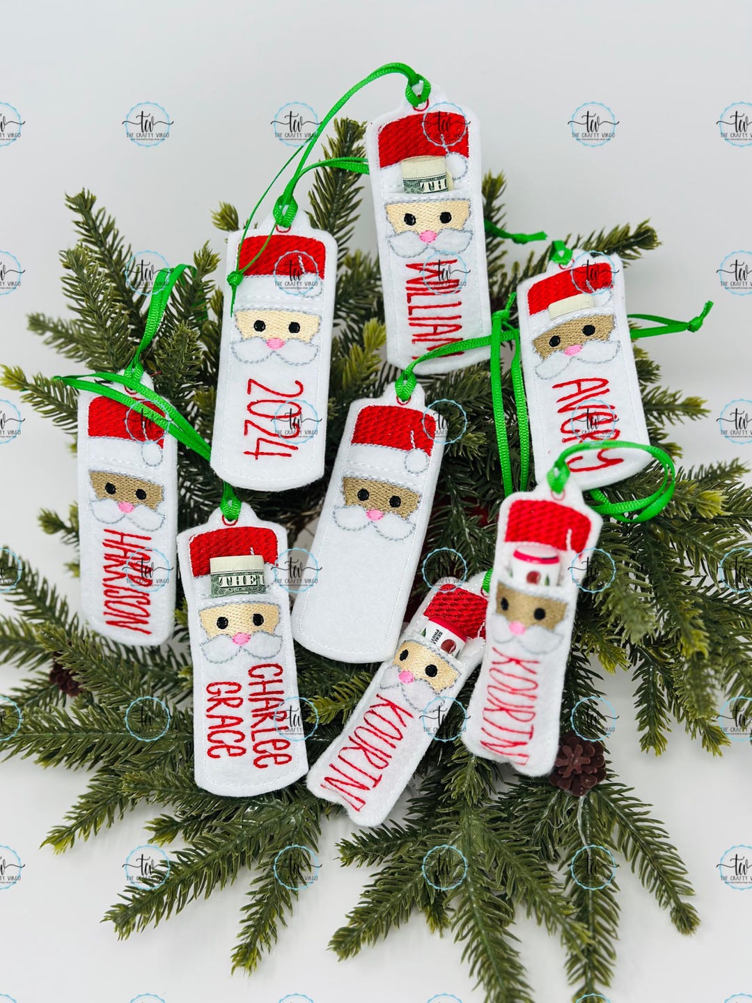 Personalized Santa Lip Protection Holder/ Office Gift/ Gift for Friends ...