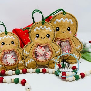 Gingerbread Christmas Treat Bag/christmas Class Gift Bag/christmas ...