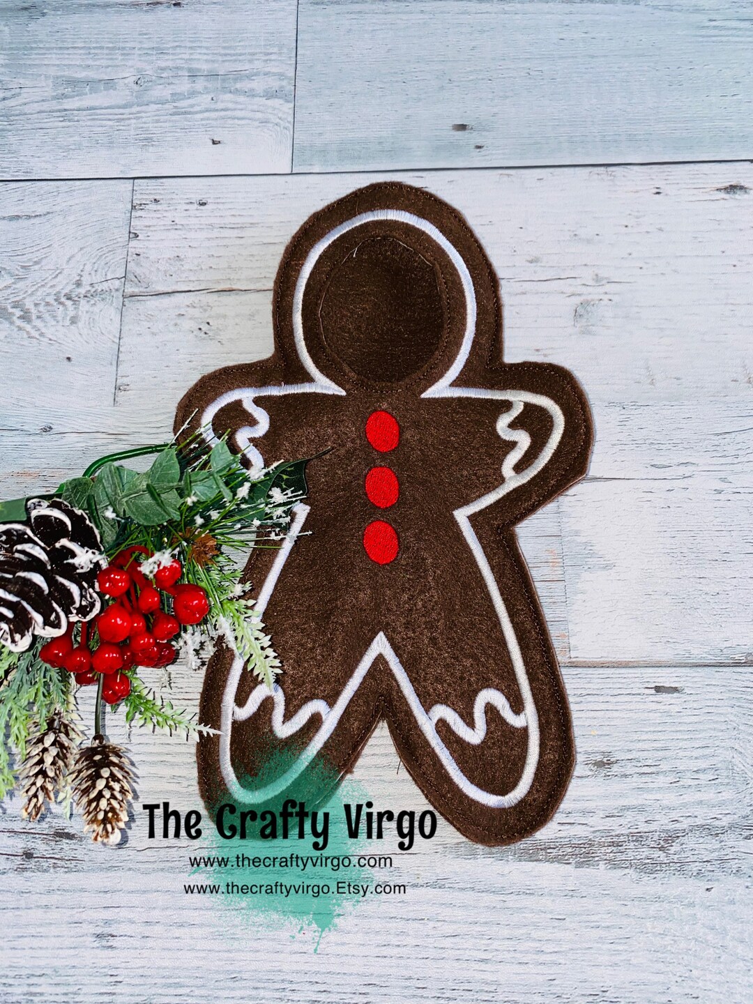 Elf Gingerbread Man Outfit/ Holiday Elf Outfit/gingerbread Embroidered ...