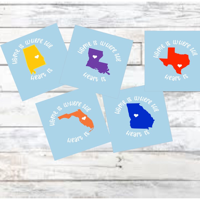 State Car Decal - Etsy