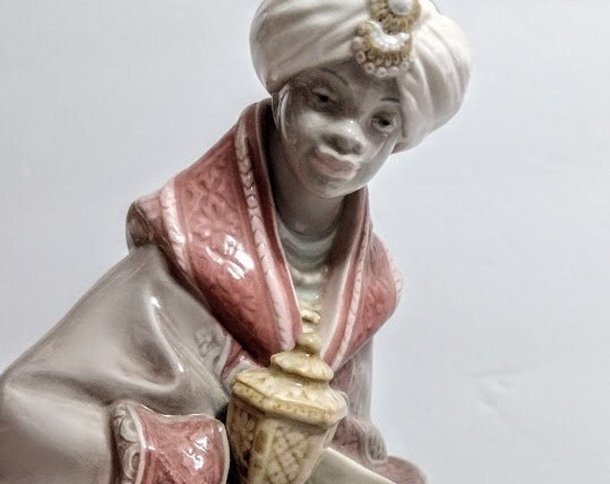 LLADRO Daisa Spain Large Wise Men King BALTHAZAR Figurine Sculpture 14. ...