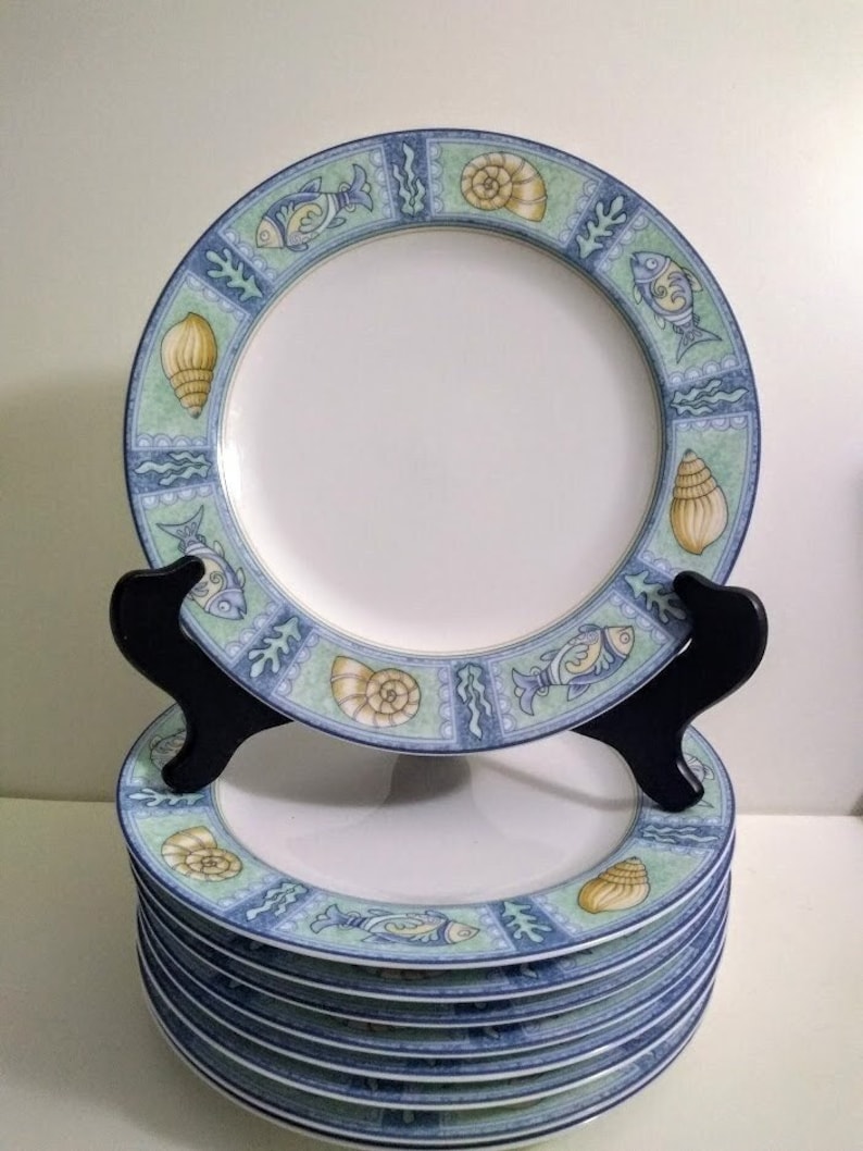 One Plate Studio NOVA Mystic Bay Fish Seashell Ocean Seaworld Marine ...